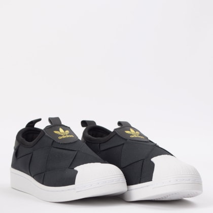 Tênis adidas Superstar Branco Feminino Preto e Masculino