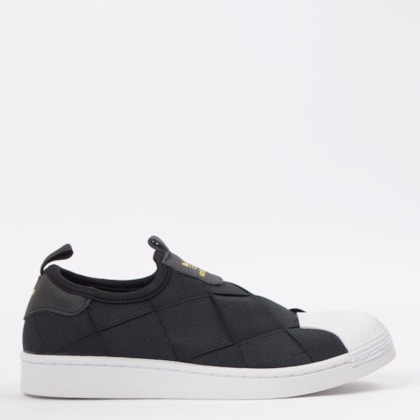 Tênis adidas Superstar Branco Feminino Preto e Masculino