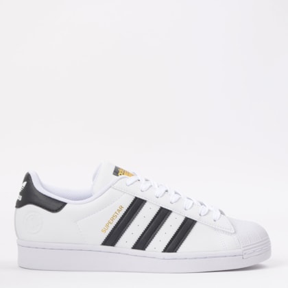 Tênis adidas Superstar Branco Feminino Preto e Masculino