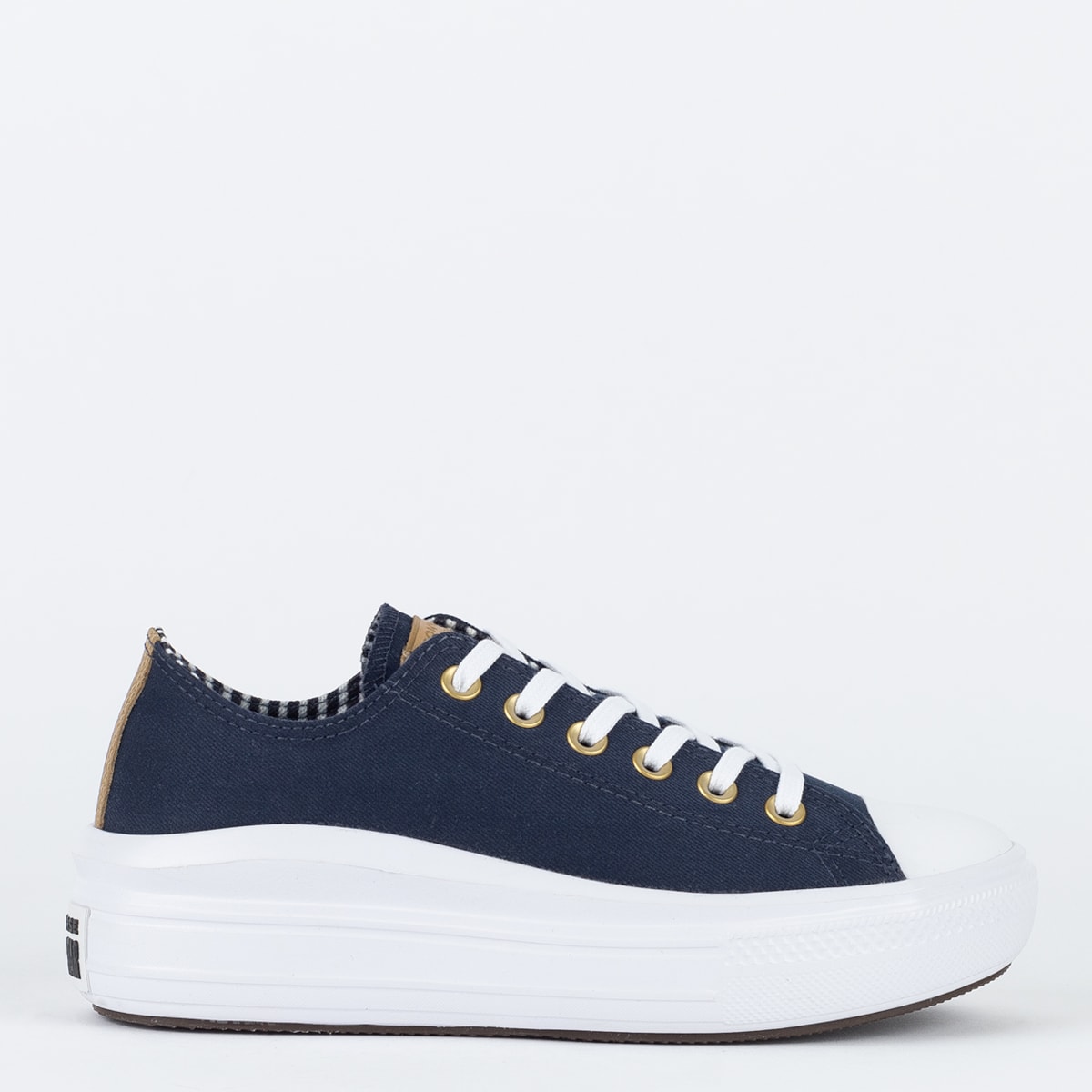 Tênis Converse Chuck Taylor All Star Move Ox Play On Fashion Marinho ...