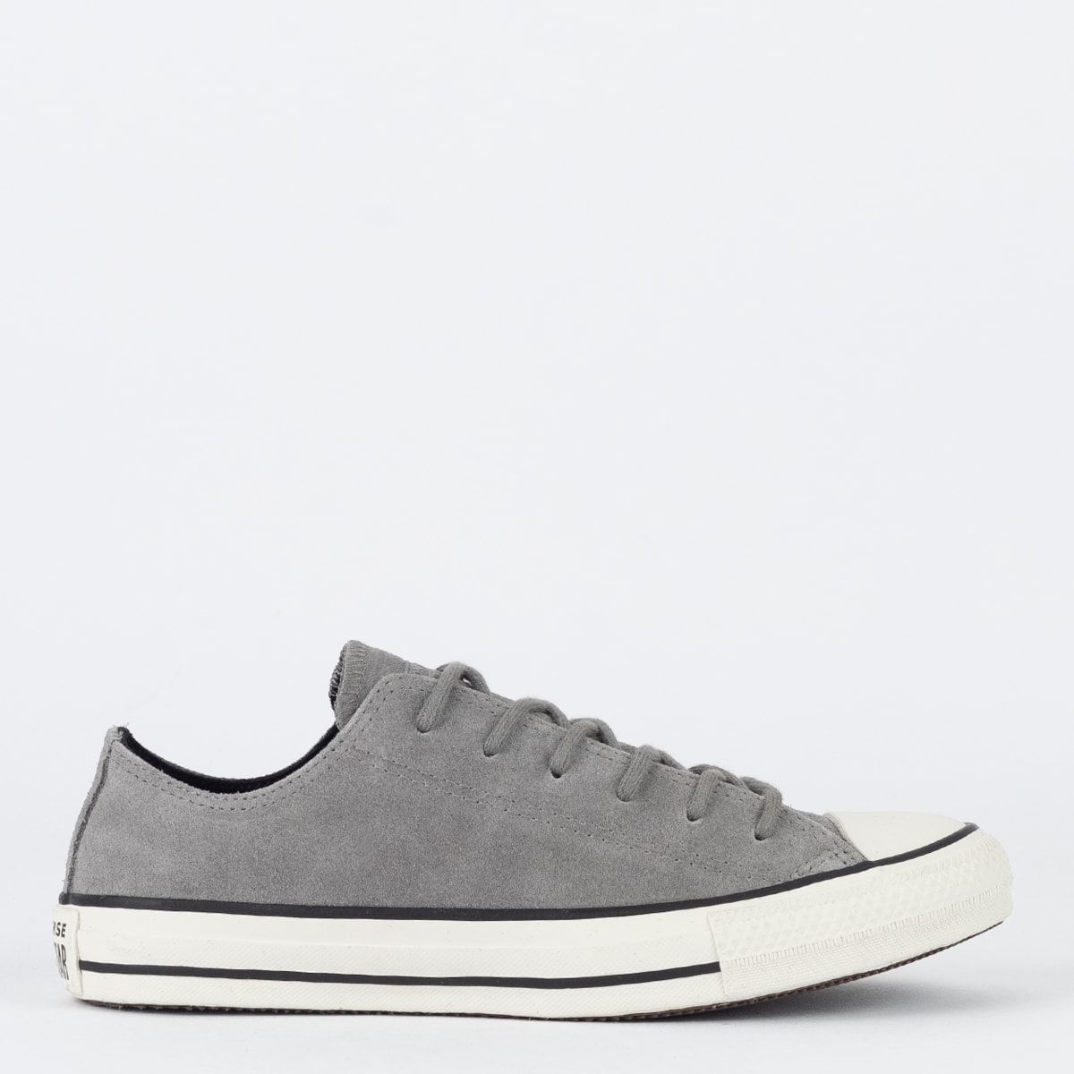 Tênis Converse Chuck Taylor All Star Ox Seasonal Suede Cinza Preto ...