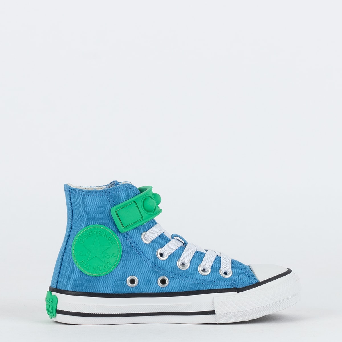 Tênis Converse Kids Chuck Taylor All Star Bubble Strap Hi Azul Verde ...