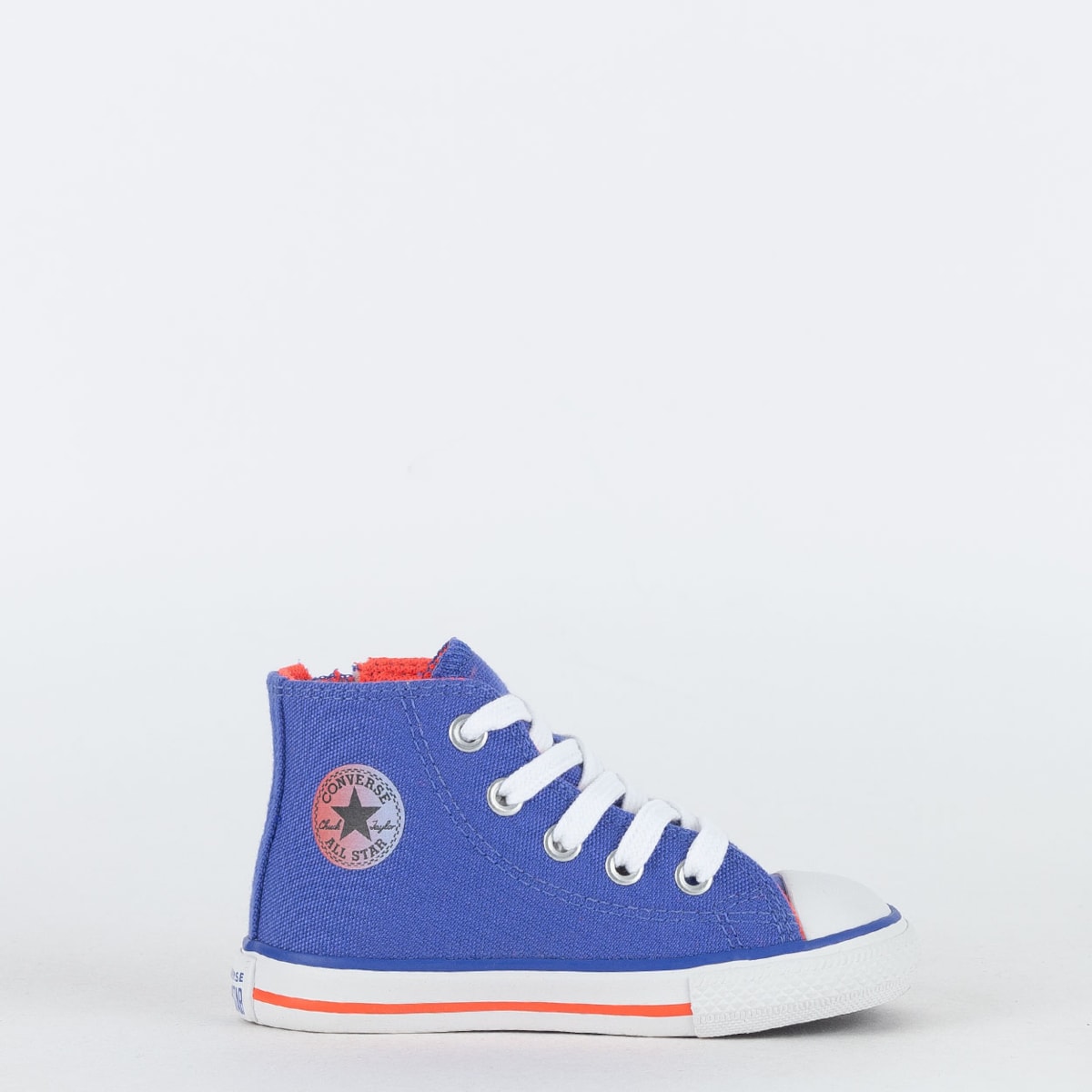 Tênis Converse Kids Chuck Taylor All Star Hi Seasonal Plus Azul Chama ...