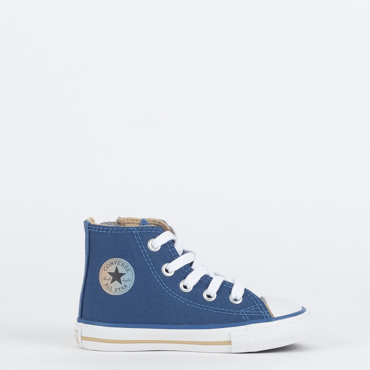 Tênis Converse Kids Chuck Taylor All Star Side Zip Hi Seasonal +1 Azul ...