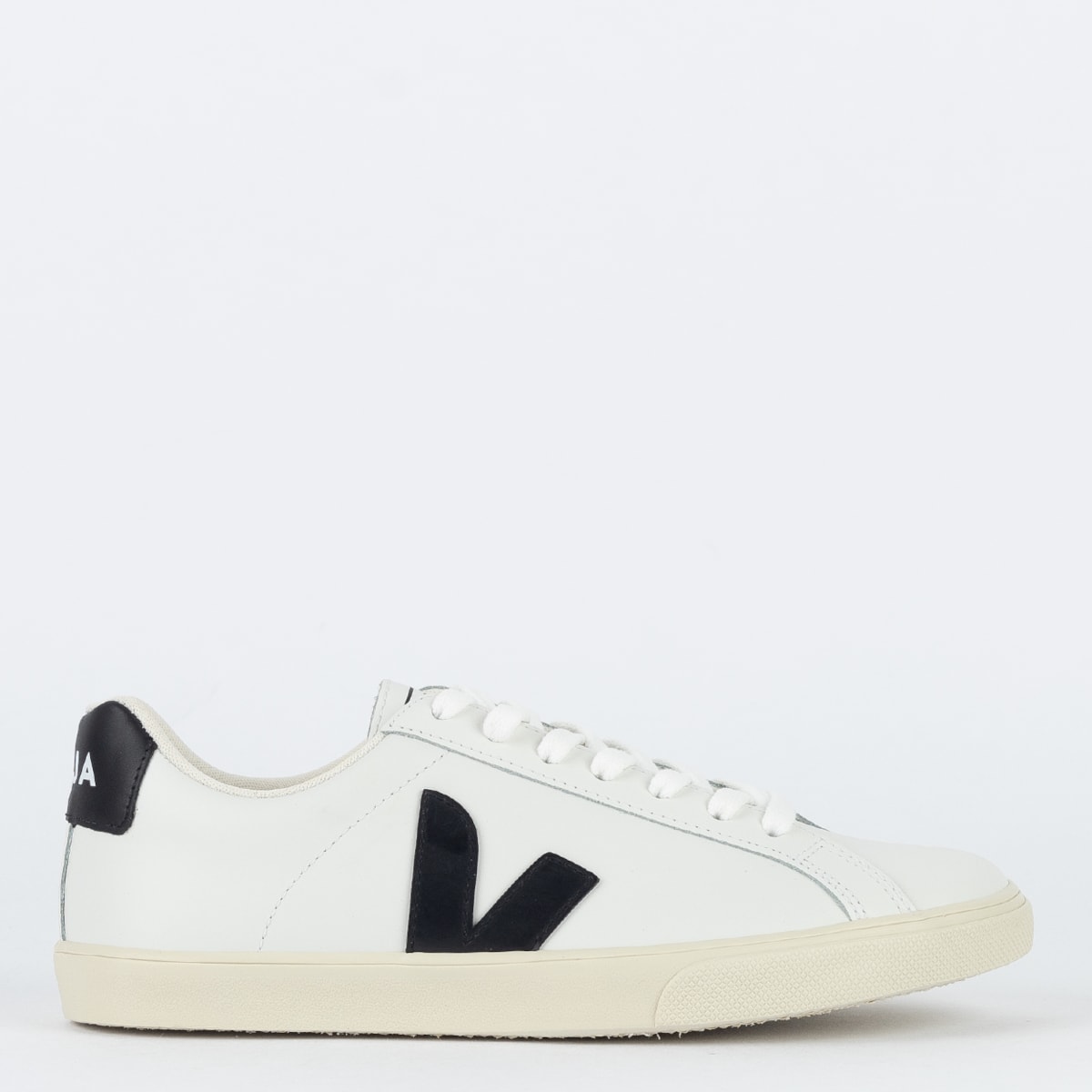 Tênis Veja Esplar Logo Leather Extra White Black EO0200005 | Veja