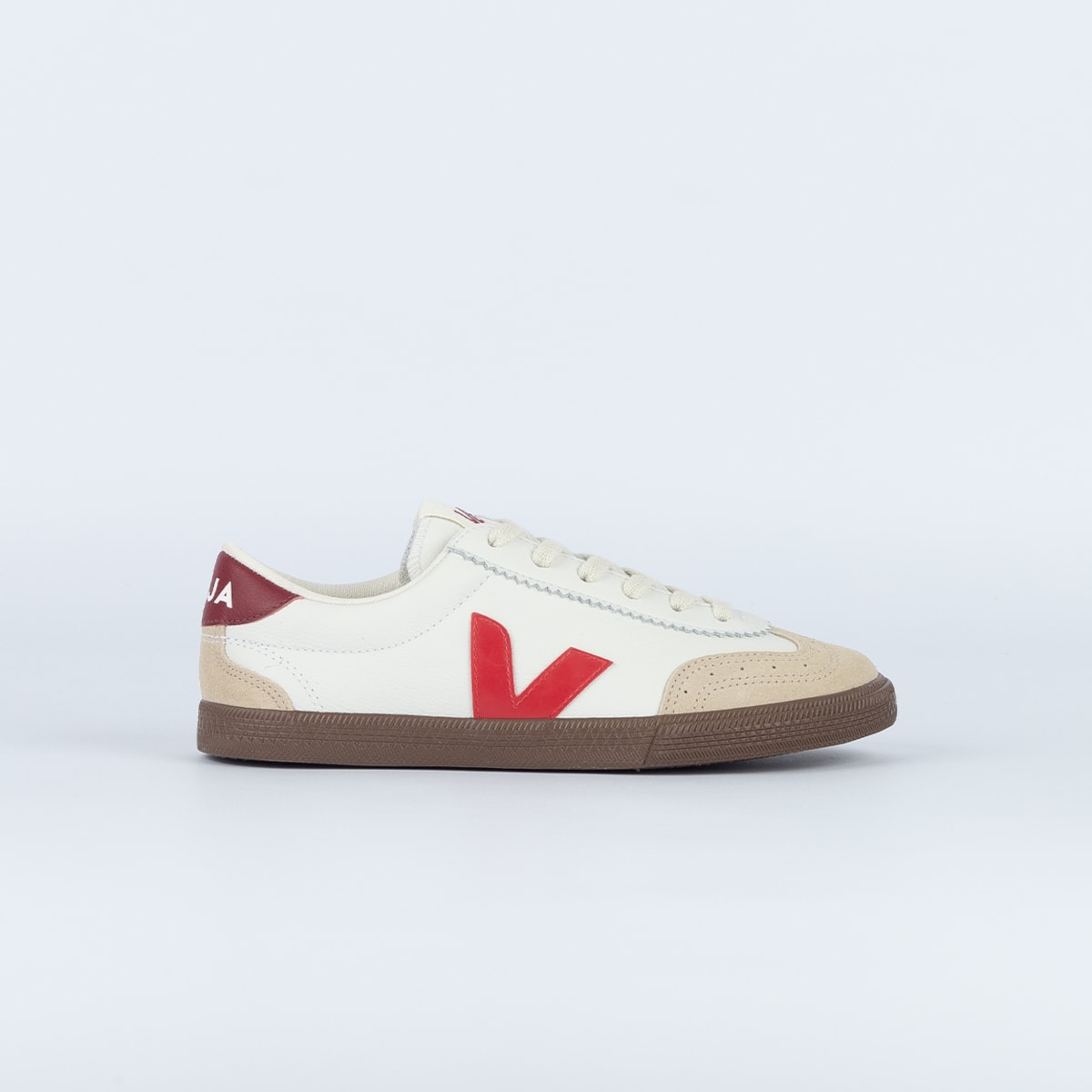 Tênis Veja Volley OT Leather White Pekin Bark VO2003533 | Veja