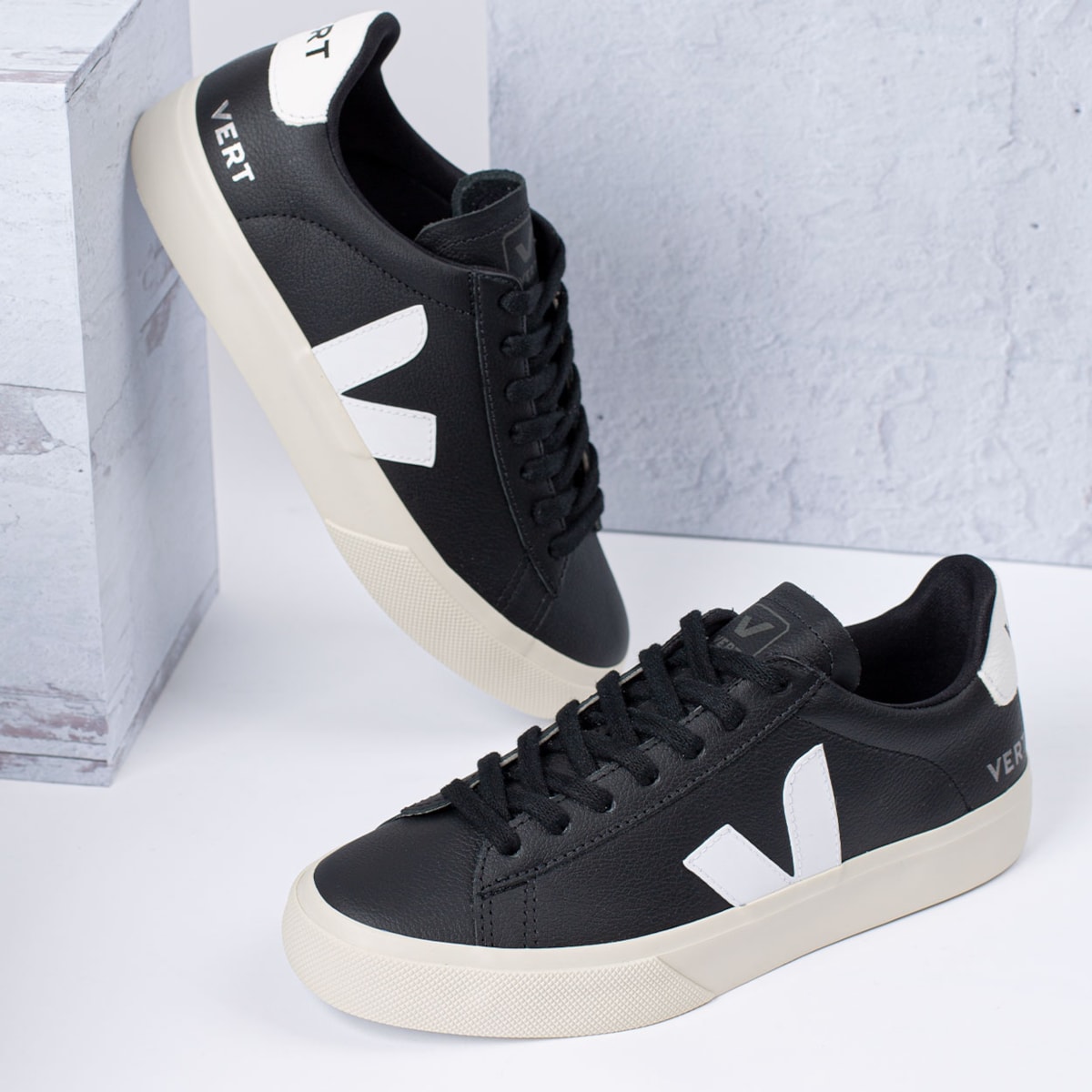 Tênis Vert Shoes Campo Chromefree Black White CP051215 na Loja Virus 41